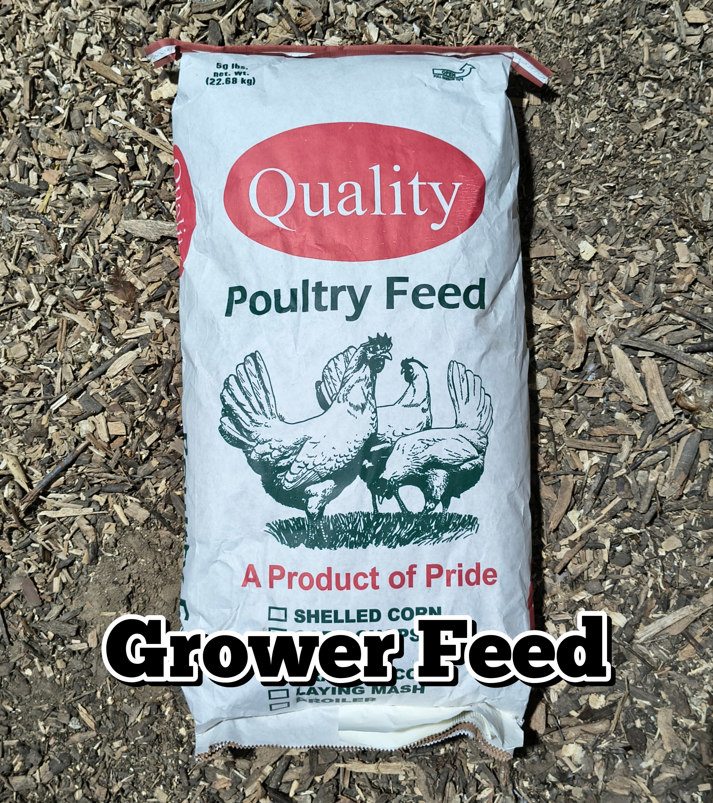 Chick Grower Feed - 19% protein - Mix - 50# – Sunshine Gardens Poultry